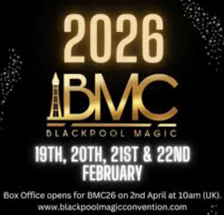 Blackpool Magic Convention February 19–22, 2026 - Pride Lodge - Gay ...